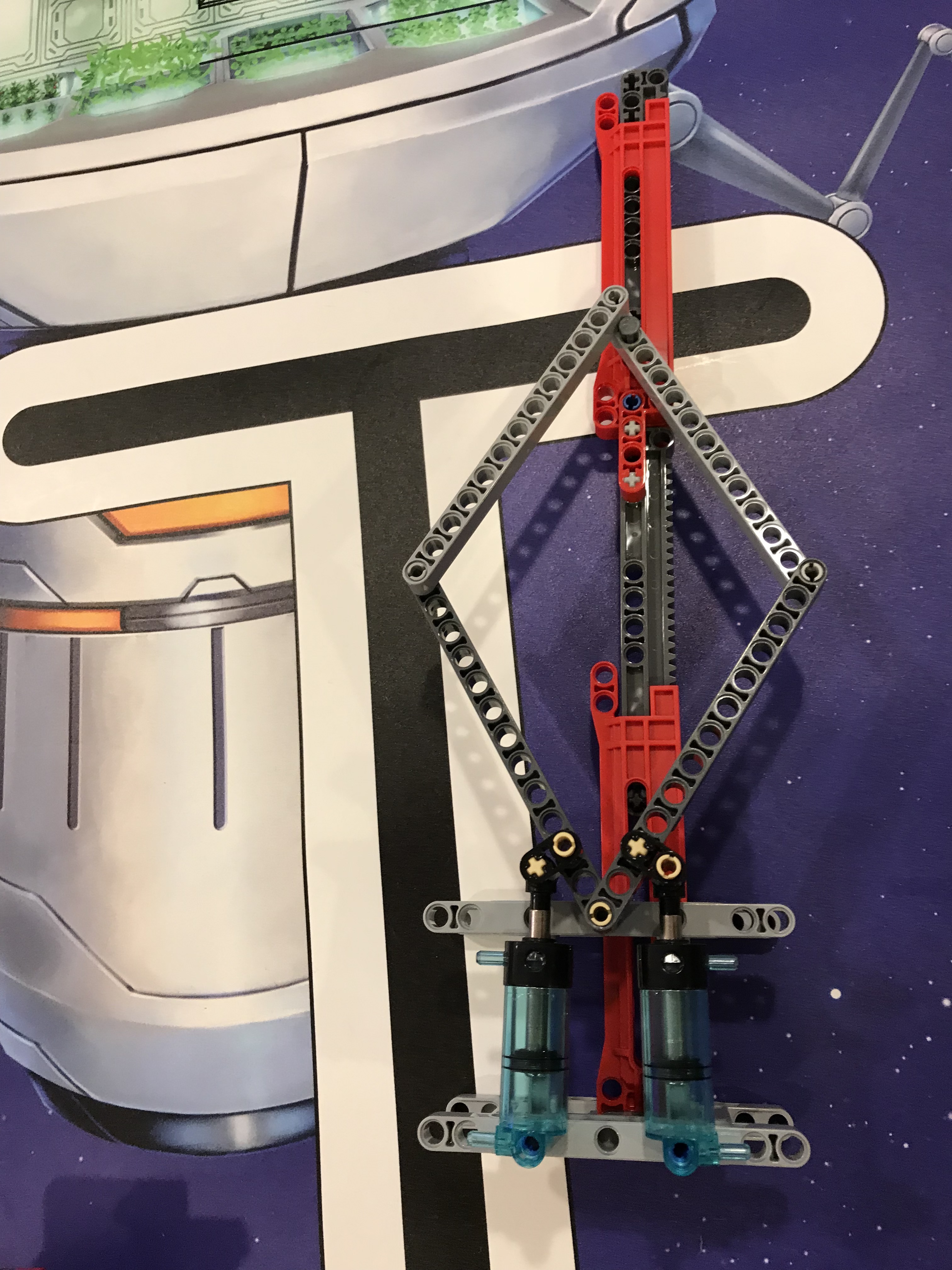 An extendable robotic arm with LEGO pneumatics – First Lego League Robotics